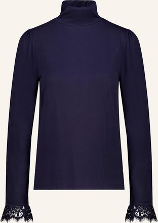 Monari Monari Longsleeve Mit Spitze blau