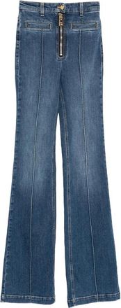 Elisabetta Franchi Femme, Jeans, Bleu, Taille: W29 Jean Bootcut avec Zip