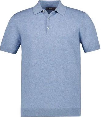 Boggi Milano Herren Polo-Shirt blau