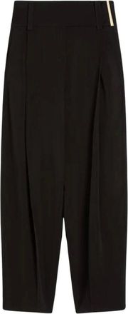 Sportmax Femme, Pantalons, Noir, Taille: 40 FR Pantalons