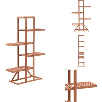 vidaXL Vidaxl - Pflanzenst&auml;nder Zedernholz 86x36x139 cm - Holzpflanzehalter - Zedernholzh&auml;ndler - Blumenst&auml;nder - Pflanzenregal - Gartendeko