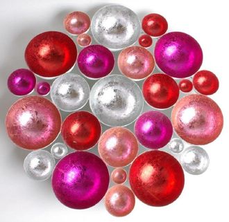 HOFF-Interieur stimmungvoller Teelicht-Halter Tisch-Deko Gartentisch-Deko Wand-Deko Farbenspiel ca. 30 cm DM