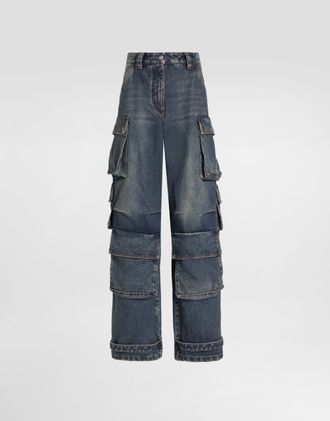 Dolce & Gabbana 5-pocket Denim Trousers - Frau Denim Mehrfarbig 44