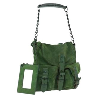 Balenciaga Sac &agrave; main vintage Pre-owned - Femme - Pre-owned - Vert - Taille: ONE Size