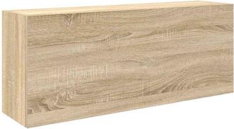 vidaXL Vidaxl - Armoire murale de bain ch&ecirc;ne sonoma 100x25x40cm bois ing&eacute;nierie