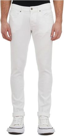 Dondup Homme, Jeans, Blanc, Taille: W32 Jeans Slim Fit