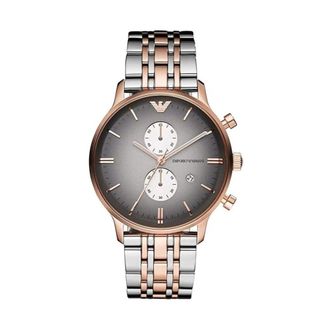 Emporio Armani Chronograph-Uhr - - Accessories - Herren - Grau - ONE SIZE