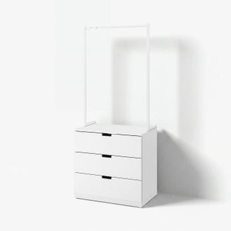 IKEA NORDLI Kommode mit 3 Schubladen