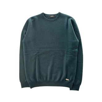 Baldinini Homme, Pulls, Vert, Taille: XL Pull ras du cou en cachemire