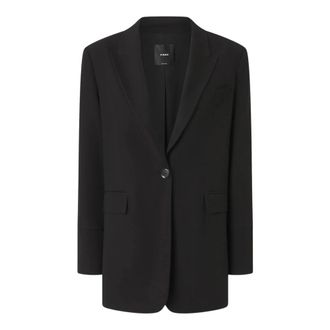 Pinko Einknopf-Blazer - - Jackets - Damen - Schwarzk - XL