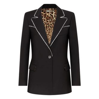 Philipp Plein Colorado Crystal Blazer - - Jackets - Damen - Schwarzk - S