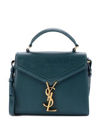 Saint Laurent mini sac port&eacute; &eacute;paule Cassandra - Vert