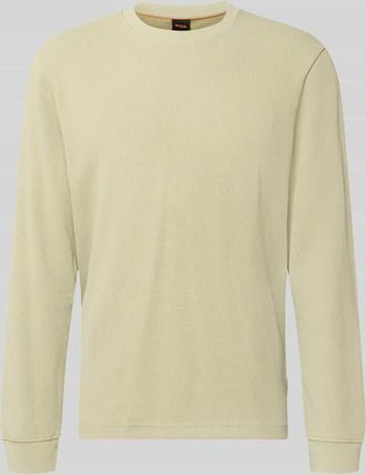 Boss Orange by Hugo Boss Regular Fit Langarmshirt aus Baumwoll-Mix Modell We_Tempest