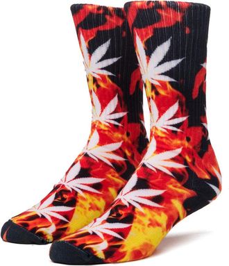 HUF SOCKS ELEMENTS DIGITAL PL ORANGE