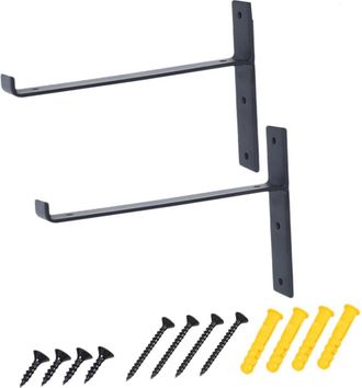 Lurrose Teiliges DIY Vintage Eisen Wandregal Kreatives Wandmontage Aufbewahrungsregal Platzsparendes Bücherregal für Wohnzimmer Arbeitszimmer Vielseitig für F