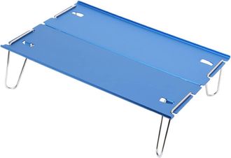 Supvox Klappbarer Campingtisch Aluminiumlegierung Leichter Robuster Faltbarer Outdoor Tisch Kompakt und Tragbar für Wandern Picknick BBQ und Tee Schnelles un