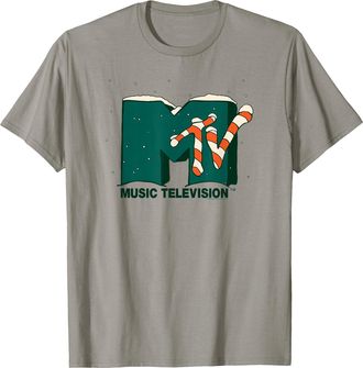 Giesswein Logo Holiday Candy Cane T-Shirt