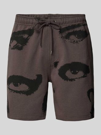 The Hundreds Sweatshorts mit Motiv-Print