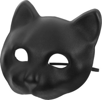 DOITOOL Pantherkopf Cosplay Maske Halbgesicht Eva Material Mit Gummiband Für Halloween Maskerade Party