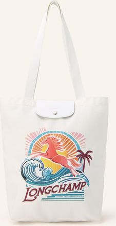 Longchamp Shopper Le Pliage Medium weiss