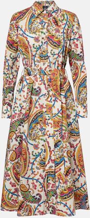 Etro Robe portefeuille en coton