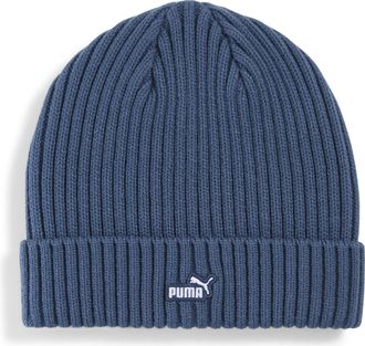 Puma Bonnet couronne mi-haute avec &eacute;cusson Essentials, Accessoires, Bleu, OSFA