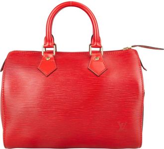 Louis Vuitton Crossbody Bags - Louis Vuitton Rouge Epi Leather Speedy 25 Handbag - Gr. unisize - in Rot - f&uuml;r Damen