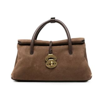 Zanellato Dotta Jones Kleine Lederhandtasche - - Bags - Damen - Braun - ONE SIZE