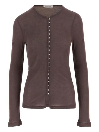 By Malene Birger Bluse mit Knopfverschluss - Braun