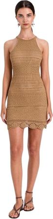 Twinset Femme, Robes, Brun, Taille: 38 FR Punto Cork Dress