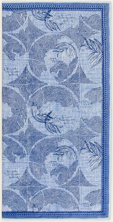 Friendly Hunting Friendly Hunting Seidentuch blau