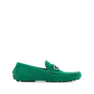 Ferragamo Grazioso Driving Mocassins - Homme - Chaussures - Vert - Taille: 41 EU