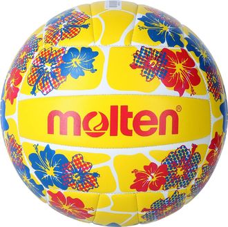 Molten Volleyball-Ball Blumen/gelb 5 Volleyball-ball-v5b1300-fy