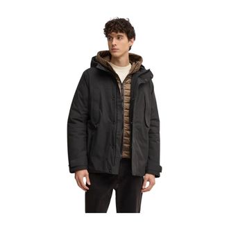 Geox Homme, Manteaux, Noir, Taille: 2XL Terrestre ABX Parka