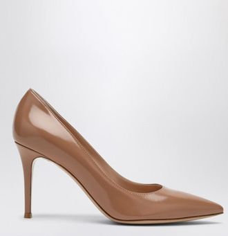 Gianvito Rossi Gianvito 85 pumps in caramel-coloured leather