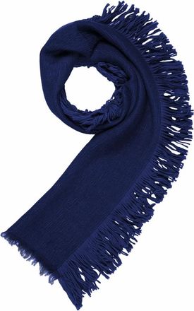 Armani Feinstrickschal - - Accessories - Damen - Blau - ONE SIZE