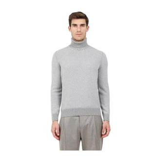 Gran Sasso Homme, Pulls, Gris, Taille: M Maglia dolcevita vanis&egrave;