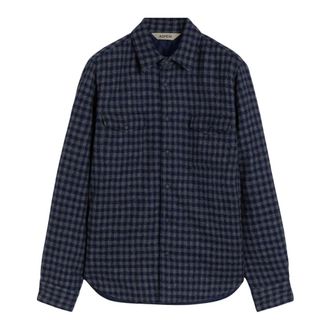 Aspesi Camicia Doppia Ce27 - Homme - Vestes - Bleu - Taille: M