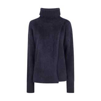 Uma Wang UMA Wang - Pull en maille &agrave; col roul&eacute; - Femme - Pulls - Noir - Taille: 38 FR