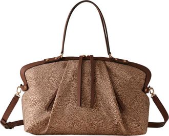 Borbonese Femme, Sacs, Brun, Taille: ONE Size Bauletto Frame