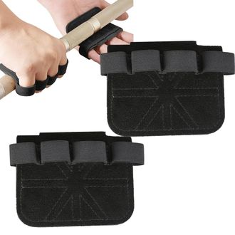 Generico Fitness-Griffe, rutschfest, aus Leder, 1 Paar Griffe mit Handflächenschutz, für Männer, Frauen, Training, Fitness, Hintergrund, Kreuzheben, Rudern, Ha