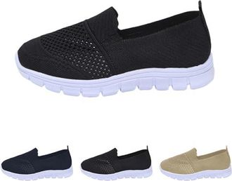 Generic Chaussures de sport pour femme - Respirantes et confortables - Semelle souple - Antid&eacute;rapantes - En tissu - Larges pieds - Chaussures de course - Chau