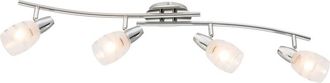 Globo Lighting Deckenstrahler roy chrom, 4-flammig