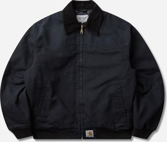 Carhartt Work in Progress Men s OG Santa Fe Jacket Black (Stone Canvas)