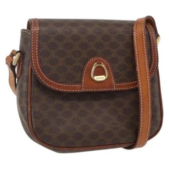 Celine Sac bandouli&egrave;re en plastique Pre-owned - Femme - Pre-owned - Brun - Taille: ONE Size