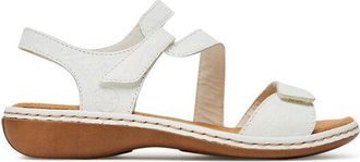 Rieker Sandalen 659C7-80 Weiß