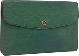 Louis Vuitton Pre-owned Cuir sacs-louis-vuitton - Femme - Pre-owned - Vert - Taille: ONE Size