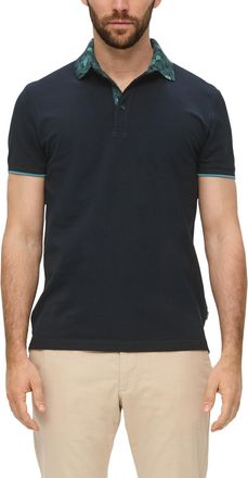 s.Oliver Poloshirt mit bedrucktem Kragen