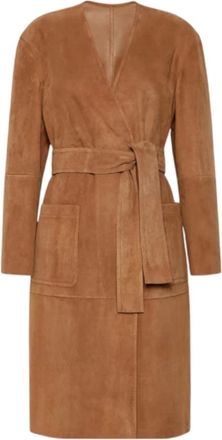 Max Mara Spolverino Midi - Femme - Manteaux - Brun - Taille: 36 FR