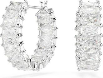 Swarovski Matrix Creolen - - Accessories - Damen - Grau - ONE SIZE